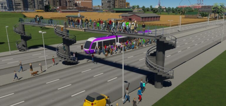 【MOD】螺旋階段歩道橋【Pedestrian Bridges】 - Cities Skylines2 攻略情報局